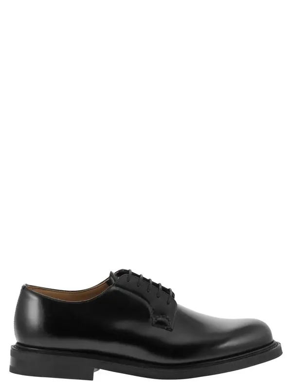 Church's Shannon R 2.0 Polished Calfskin Derby Shoes - Black