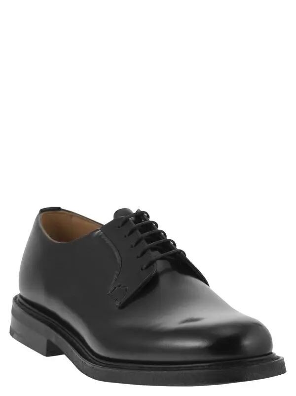 Church's Shannon R 2.0 Polished Calfskin Derby Shoes - Black
