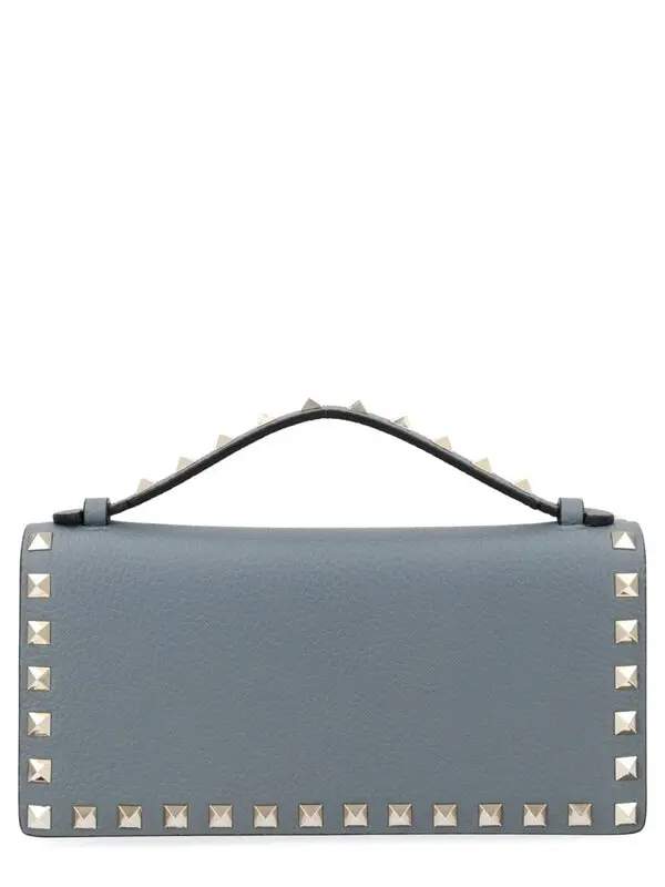 Valentino Garavani Rockstud Chain Wallet - Gray