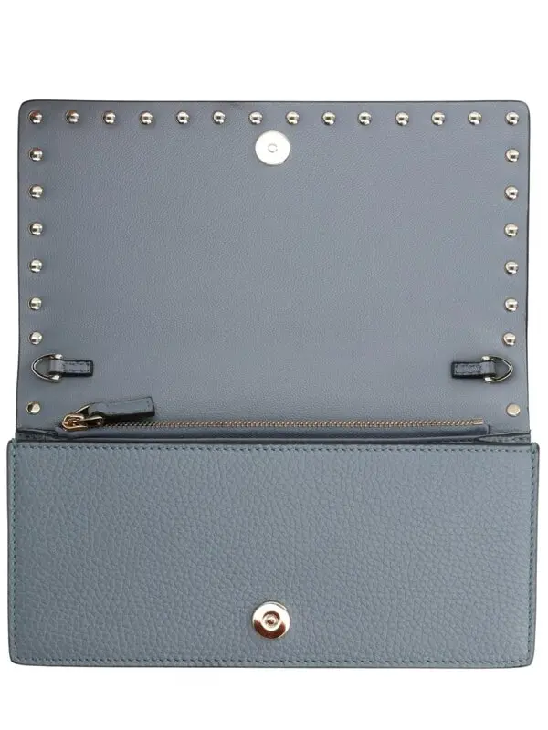 Valentino Garavani Chain Wallet - Gray
