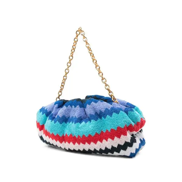 Missoni Zigzag Pattern Clutch Bags - Blue