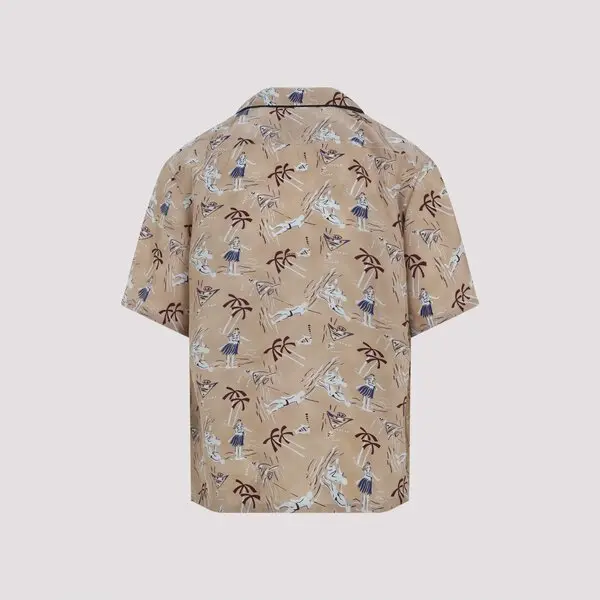 Prada Viscose And Silk Shirt - Multicolor
