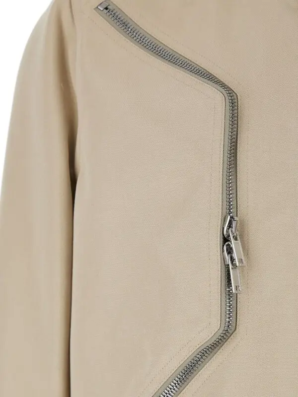 Rick Owens Heizer Flight Jacket In Organic Cotton