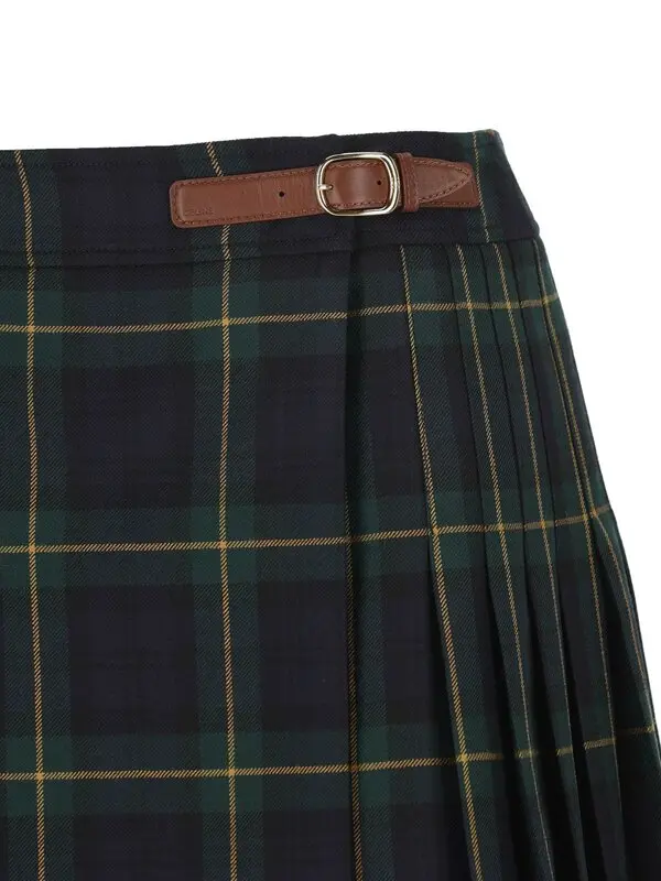 Celine Wool Mini Skirt