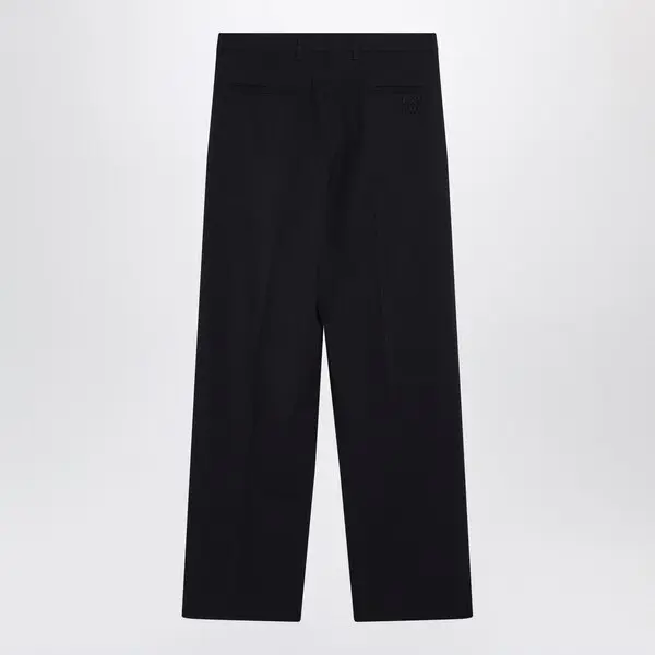 THE FRANKIE SHOP Striped Fabric Tie - Brown