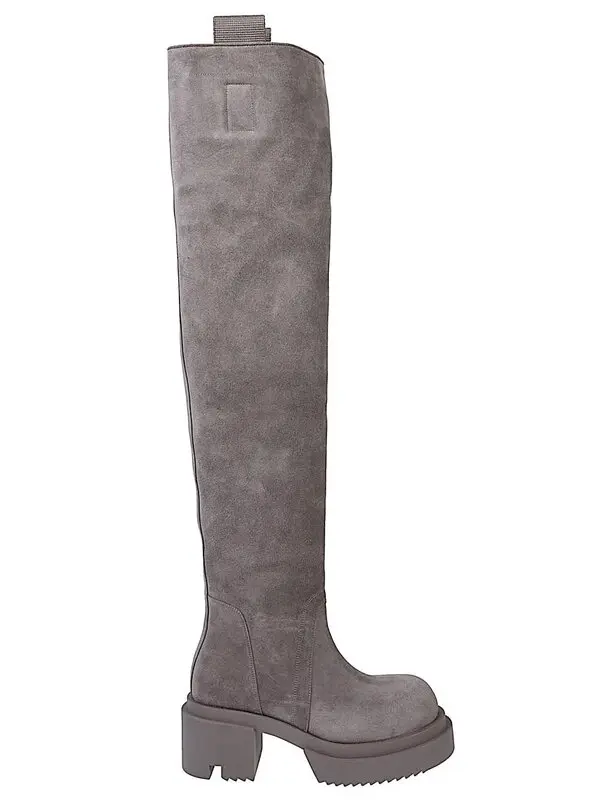Rick Owens Suede Leather Boots - Multicolor