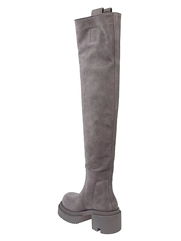 Rick Owens Suede Leather Boots - Multicolor