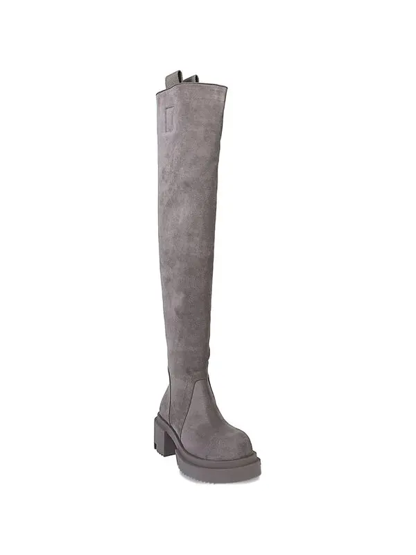 Rick Owens Suede Leather Boots - Multicolor