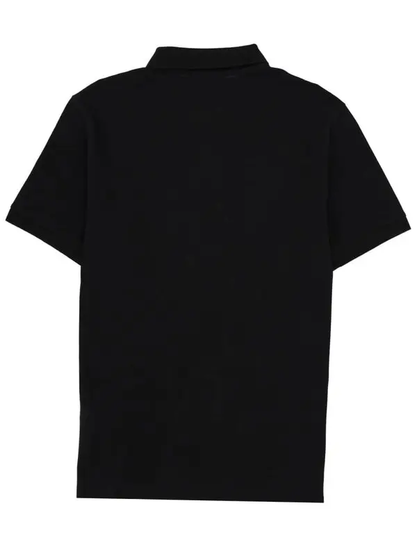 Stone Island Polo With Logo - Black