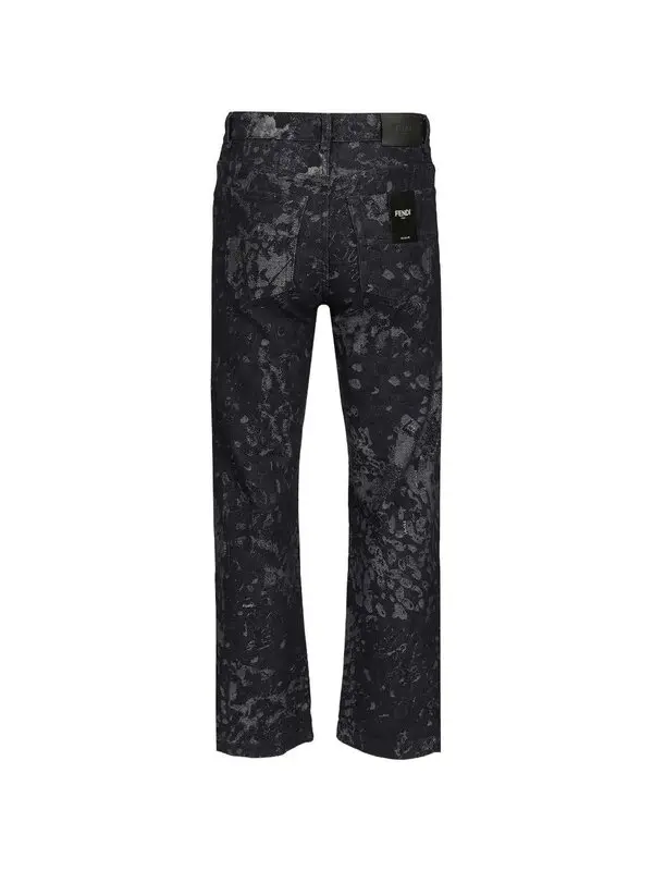 Fendi Jacquard Jeans
