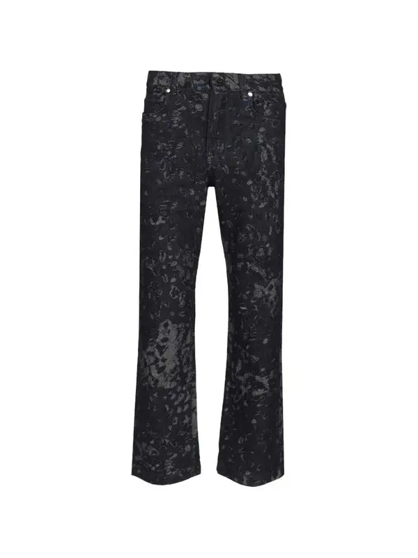 Fendi Falena Drops Jacquard Jeans