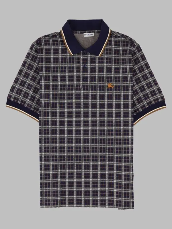 Burberry Checked Polo Shirt - Multicolor