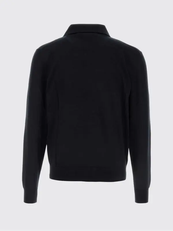 Saint Laurent Silk Blend Polo Shirt