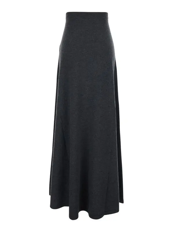 Balenciaga Flared Wool Skirt - Multicolor