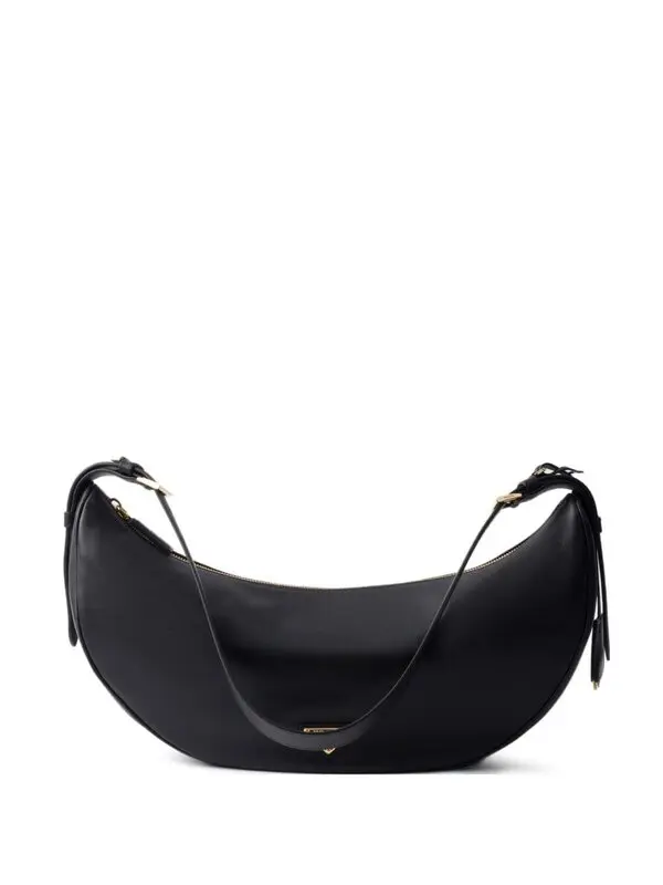 Prada Demi-lune Leather Shoulder Bag - Multicolor