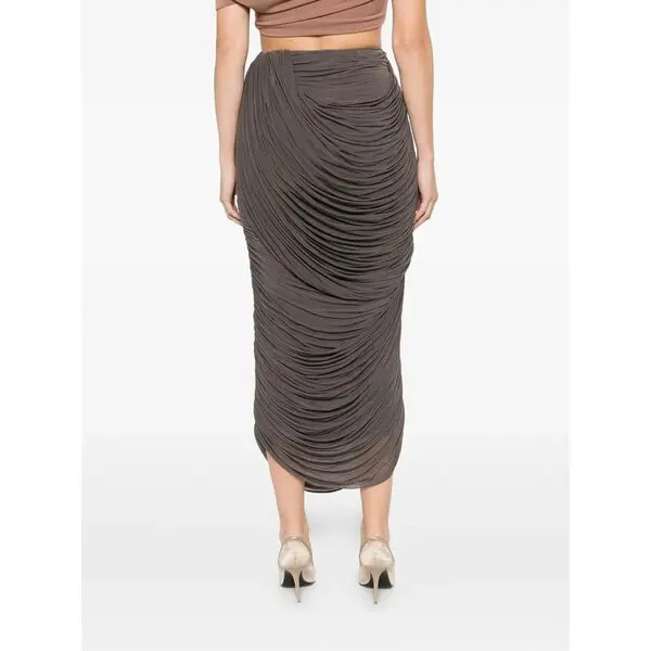 Magda Butrym Asymmetric Draped Skirt