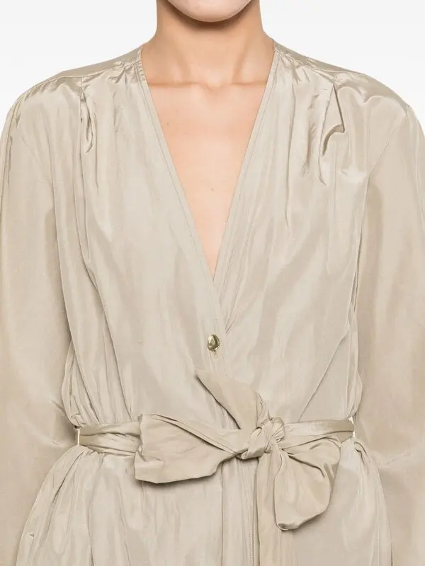 FORTE_FORTE Cotton Blend Midi Dress