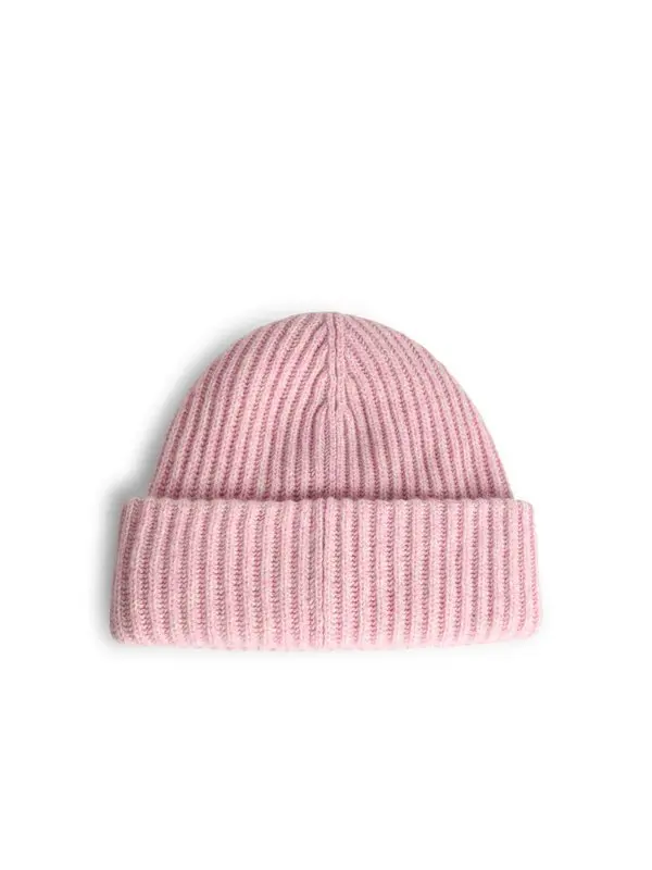 GANNI Rose Wool Beanie
