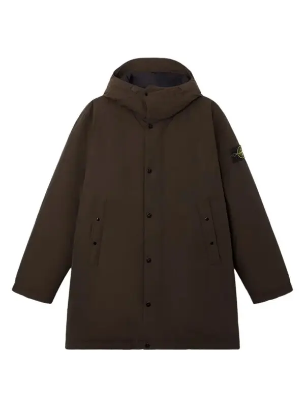 Stone Island Micro Twill Long Parka - Multicolor