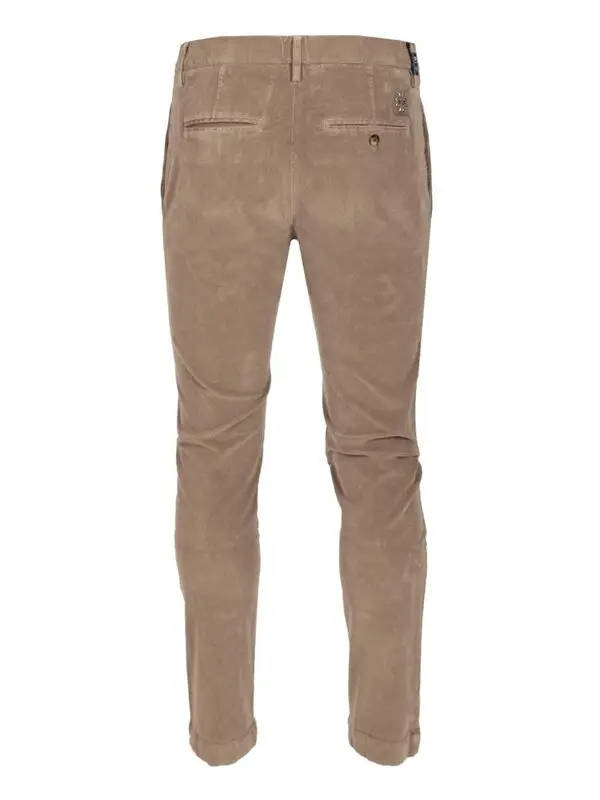 Jacob Cohen Slim Fit Corduroy Trousers - Cream