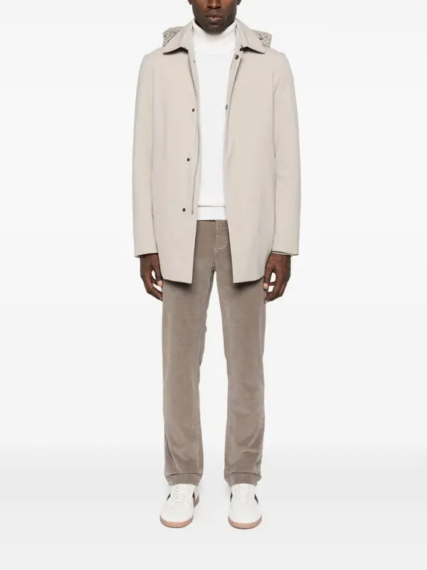 Jacob Cohen Slim Fit Corduroy Trousers - Cream