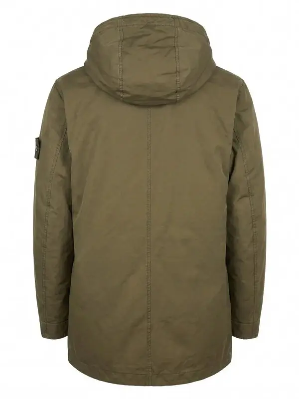Stone Island David-tc Short Parka S.i. Ghost - Multicolor