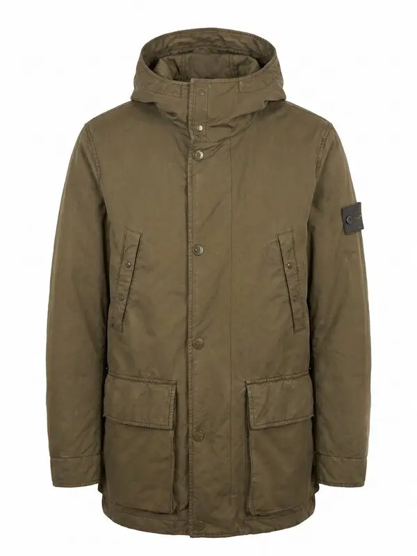 Stone Island David-tc Short Parka - Multicolor