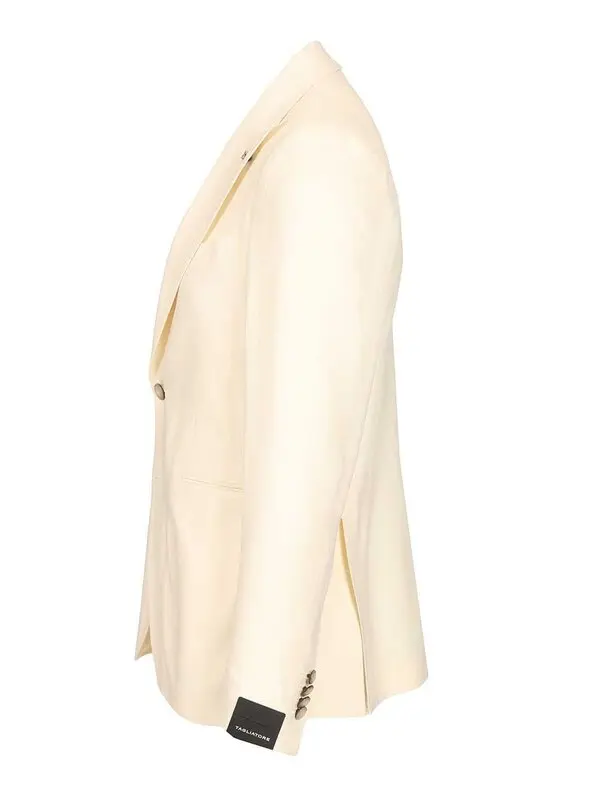 Tagliatore Vesuvio Wool And Silk Blazer