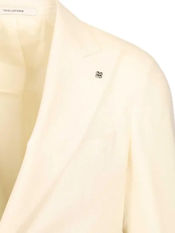 Tagliatore Vesuvio Wool And Silk Blazer