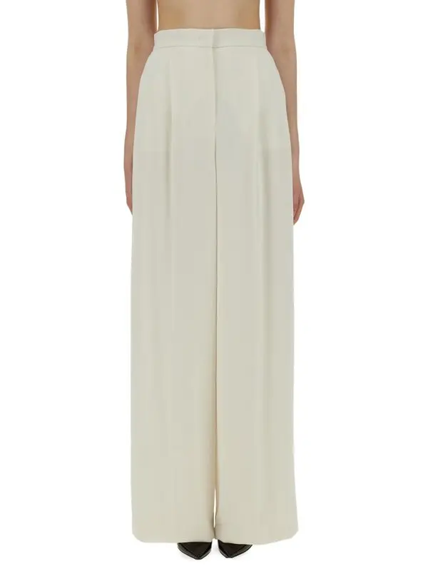 Max Mara Wide Pant Handcuff - Cream