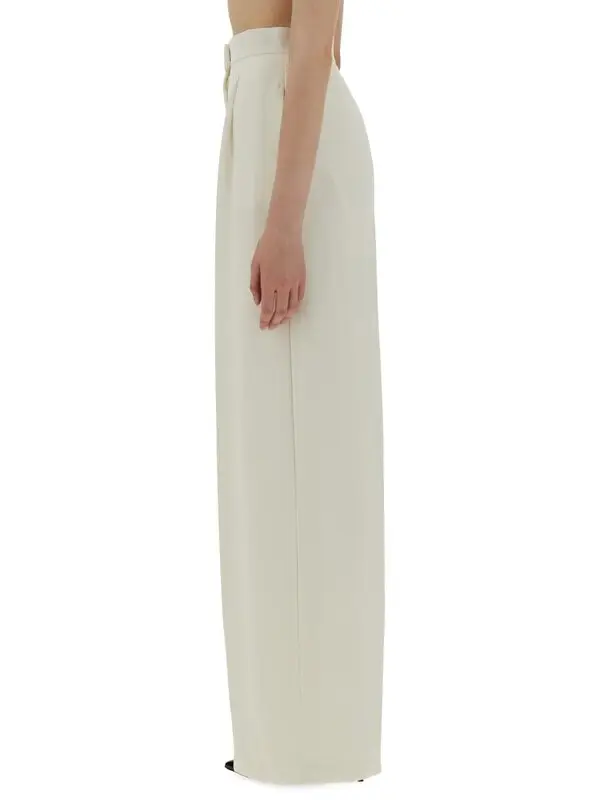 Max Mara Wide Pant Handcuff - Cream