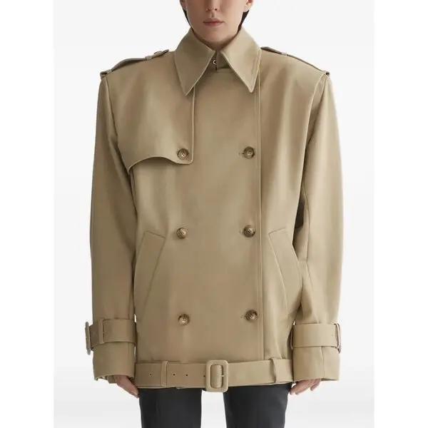 MUGLER Neutrals Jackets Biker Jackets - Cream