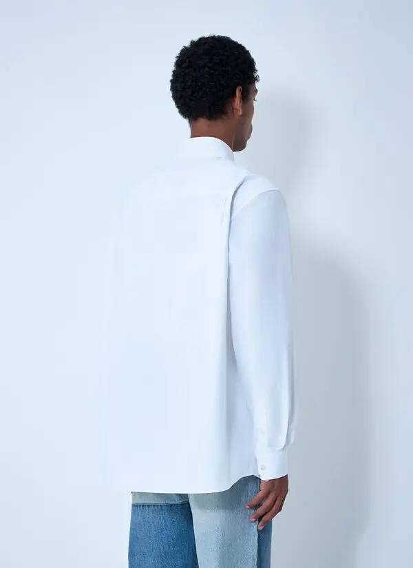 Gucci Logo Embroidery Button-down Shirt