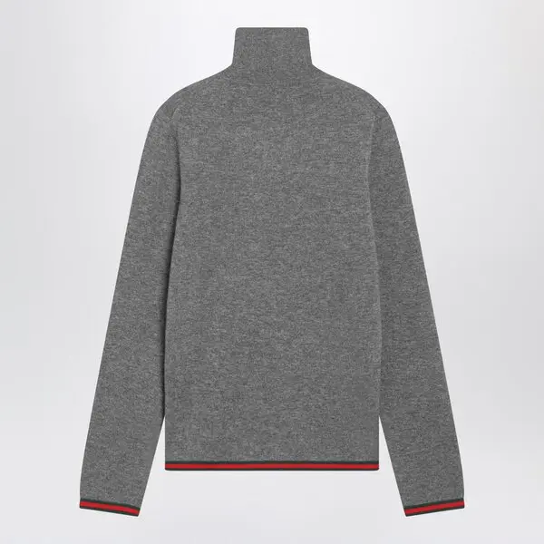 Gucci Grey Cashmere Turtleneck Sweater