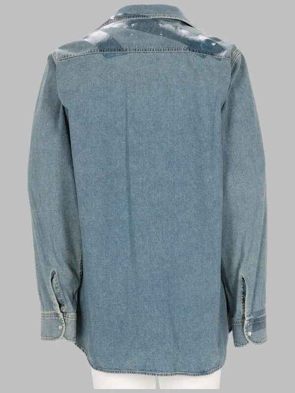 MAISON MARGIELA Camicia In Denim Taped