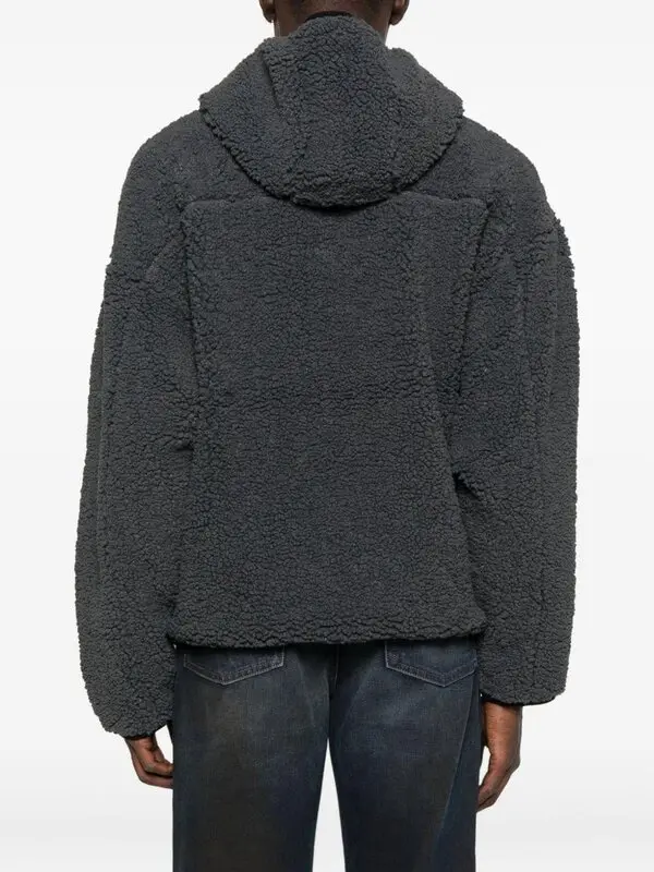 DIESEL® S-zat Teddy Hoodie - Black