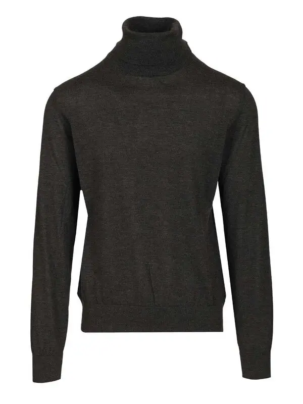 Dolce & Gabbana Cashmere Turtleneck Sweater - Gray