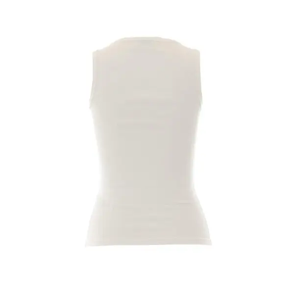 Burberry Ribbed Knit Tank Top - White