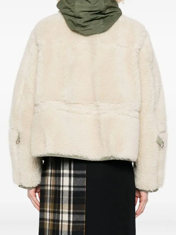 Sacai Shearling Blouson Jacket