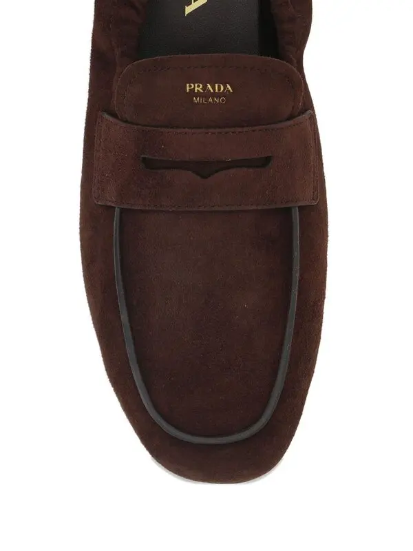 Prada Suede Leather Loafers - Multicolor