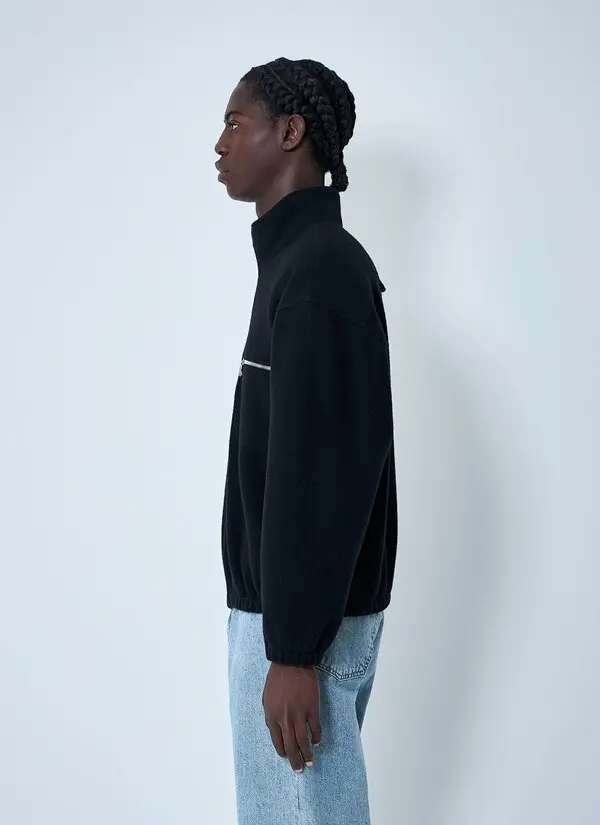 RIER Ri&er Wool Knit Sweatshirt - Black