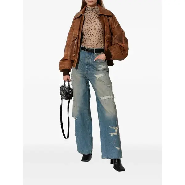 Amiri Denim Wide-leg Jeans