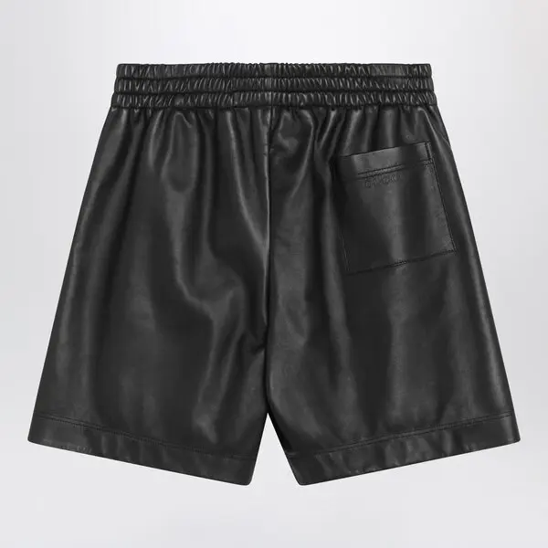 Gucci Leather Bermuda Shorts