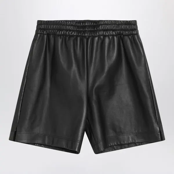 Gucci Leather Bermuda Shorts - Black