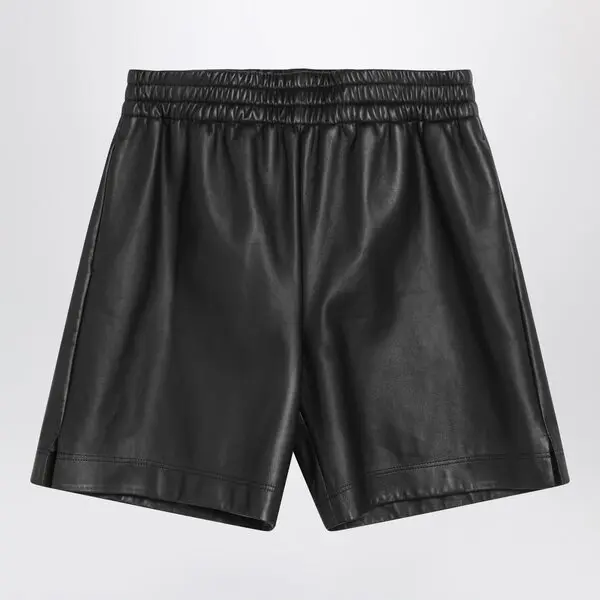 Gucci Leather Bermuda Shorts - Black