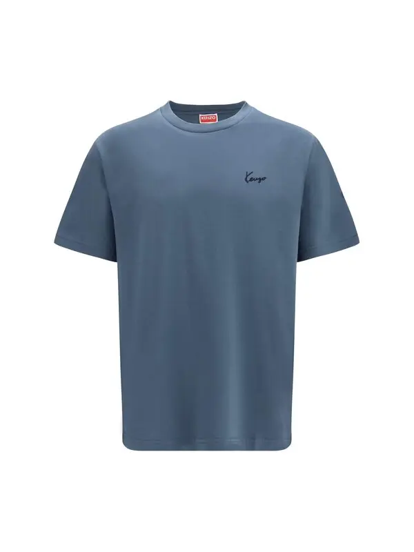 Kenzo Signature Embroidered Cotton T-shirt