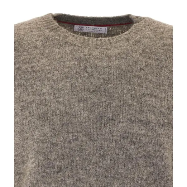 Brunello Cucinelli Wool, Alpaca And Cashmere Sweater - Gray