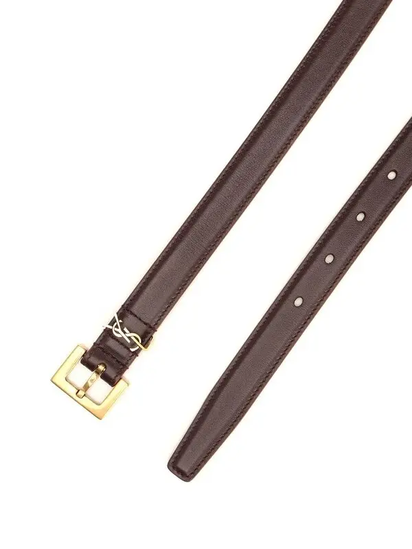 Saint Laurent Cassandre Thin Belt