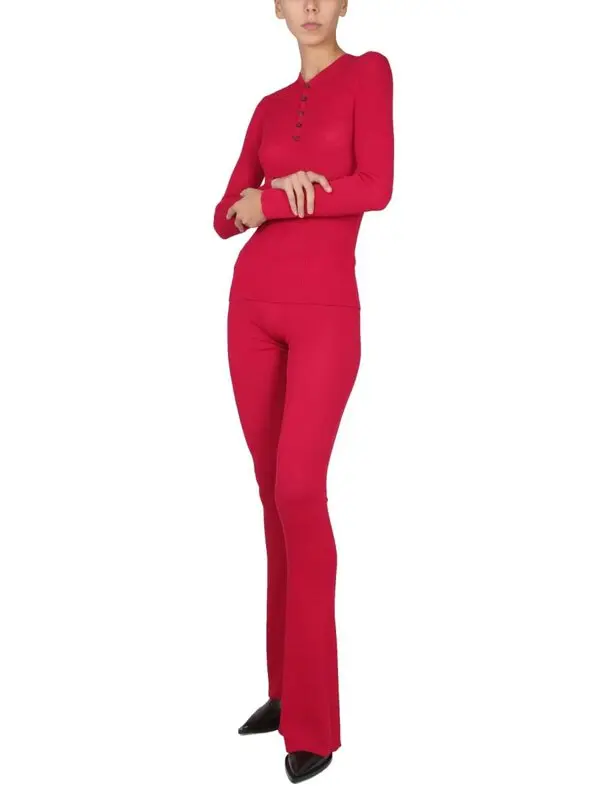 Dsquared2 Slim Fit Henley Shirt - Pink