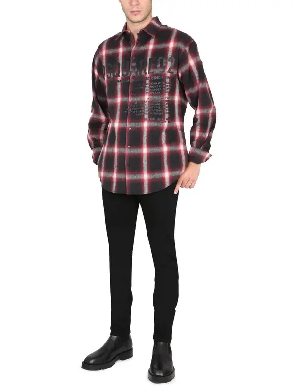 Dsquared2 Logo Print Shirt